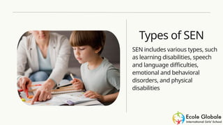Special Educational Needs Definition, Types, Needs…. .pptx