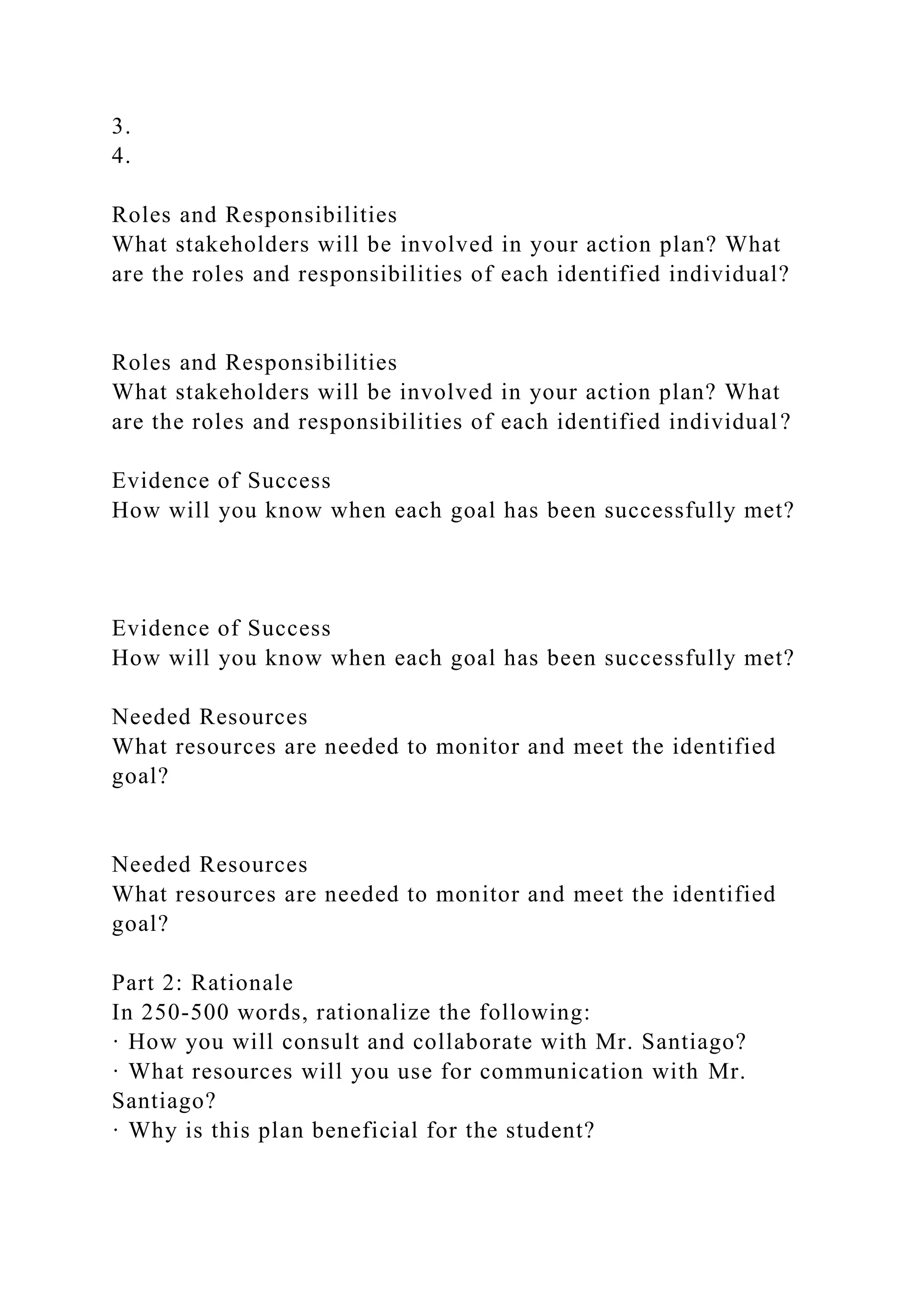 Special Education Consultant Analysis TemplatePart 1 Action.docx