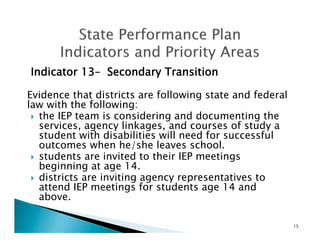 Special education monitoring process | PDF