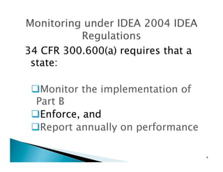 Special education monitoring process | PDF