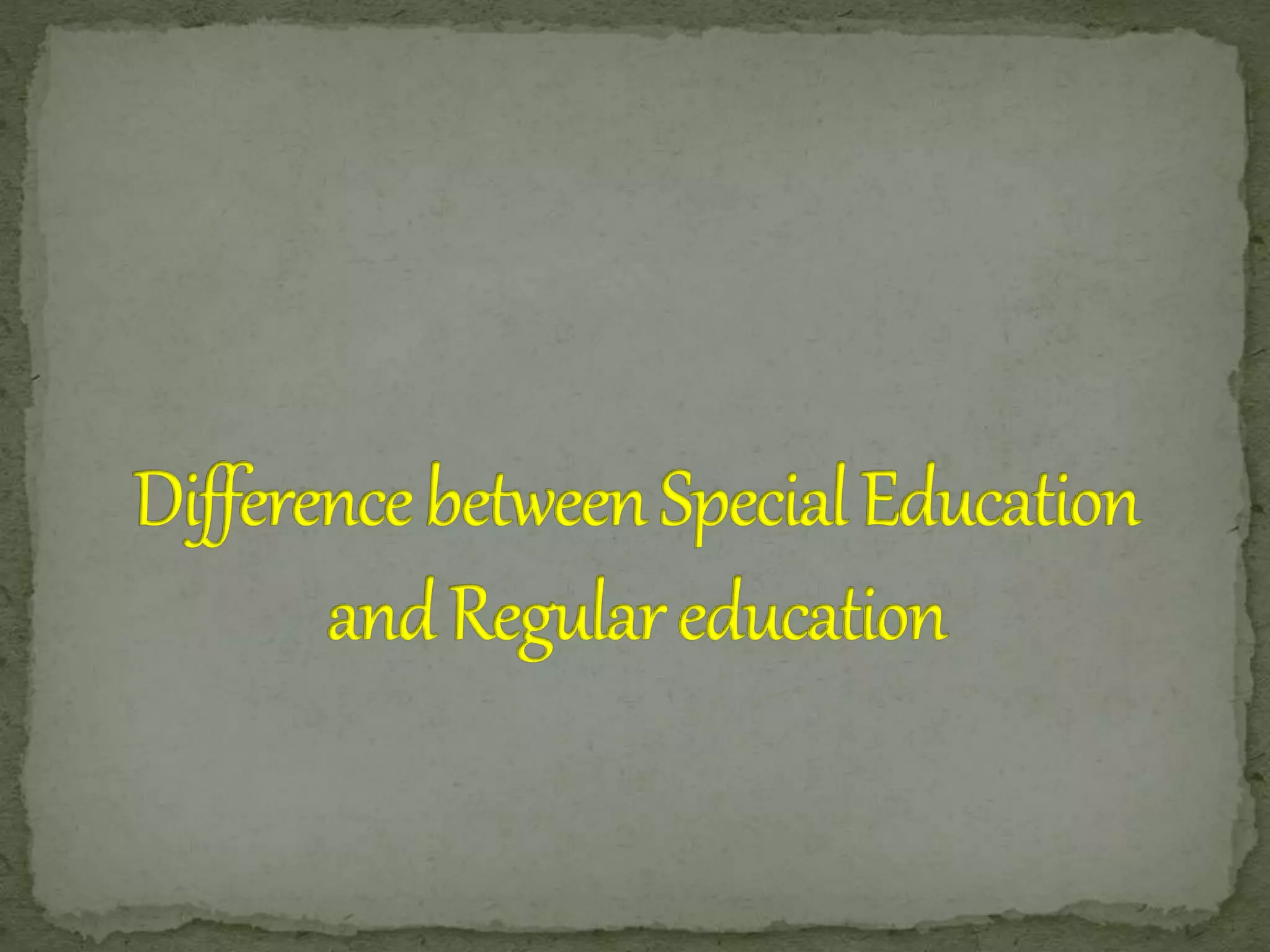 Brief History of Special Education | PPTX