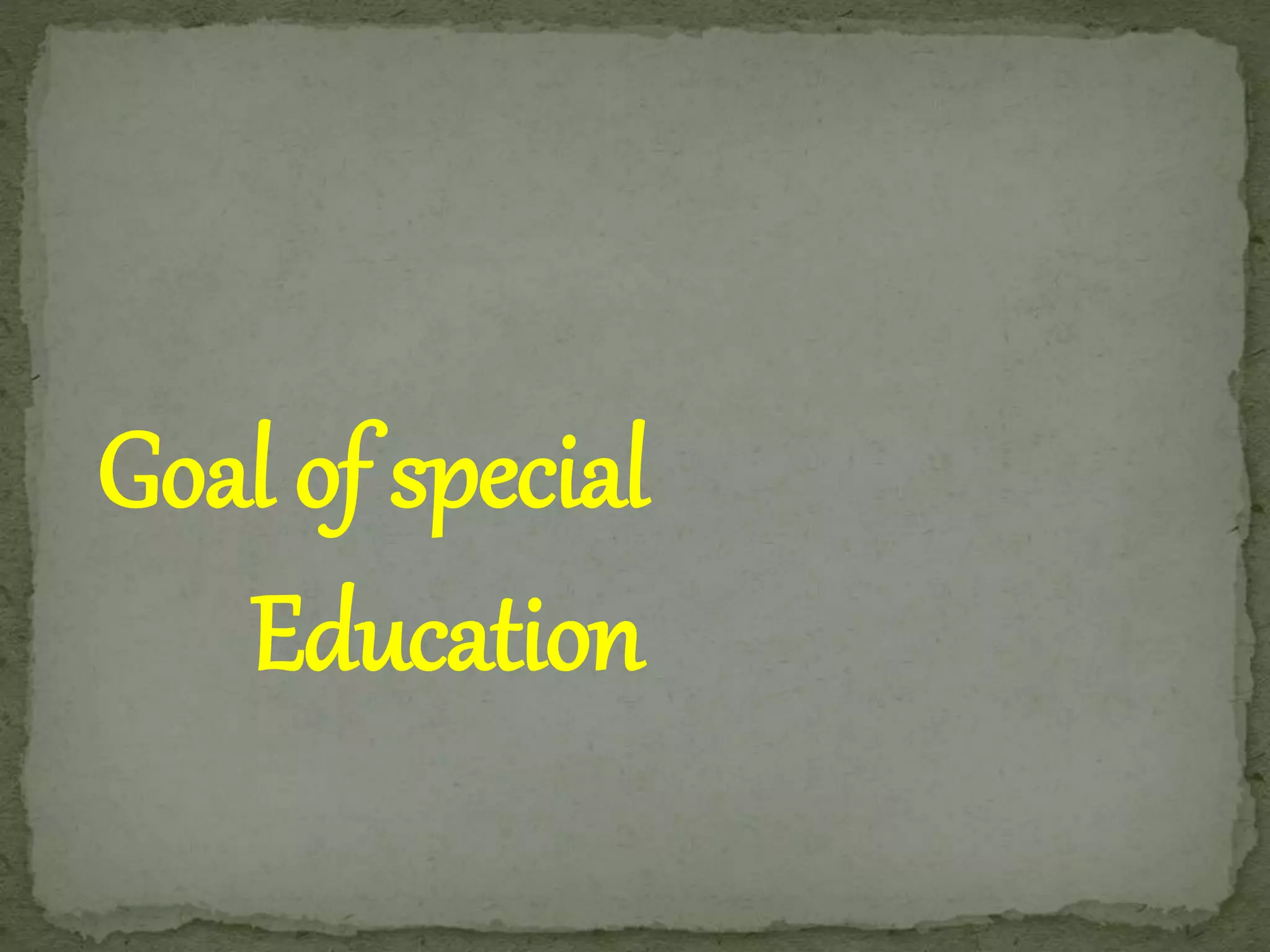 Brief History of Special Education | PPTX