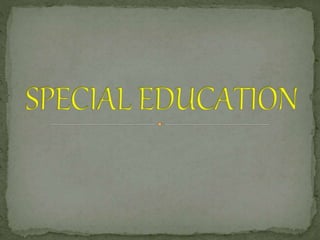 Brief History of Special Education | PPTX