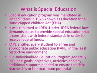 Special educationpp | PPT