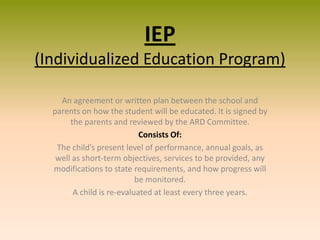Special education presentation letty and vanessa | PPTX | Special Needs ...