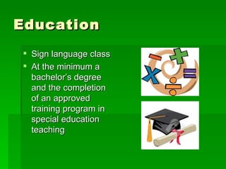 Special education teacher power point | PPT