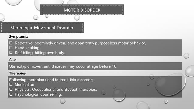Neuro developmental disorders (DSM) | PPTX