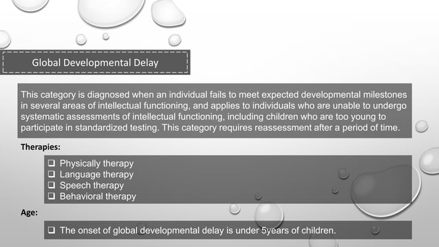 Neuro developmental disorders (DSM) | PPTX