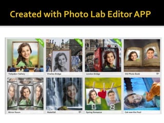 Visual Gallery of Special Effects APPS | PPTX | Books and Literature