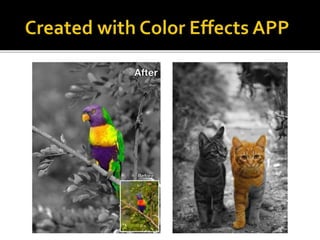 Visual Gallery of Special Effects APPS | PPTX | Books and Literature