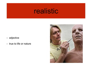 Special effects vocabulary | PPTX