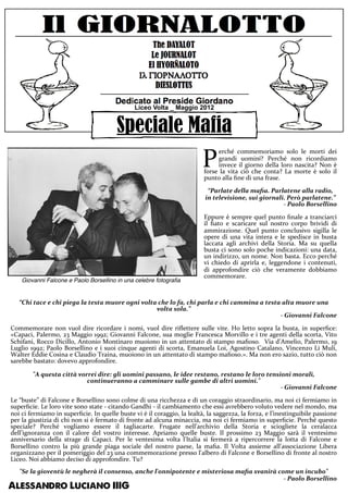 Speciale mafia giornalotto maggio 2012 | PDF