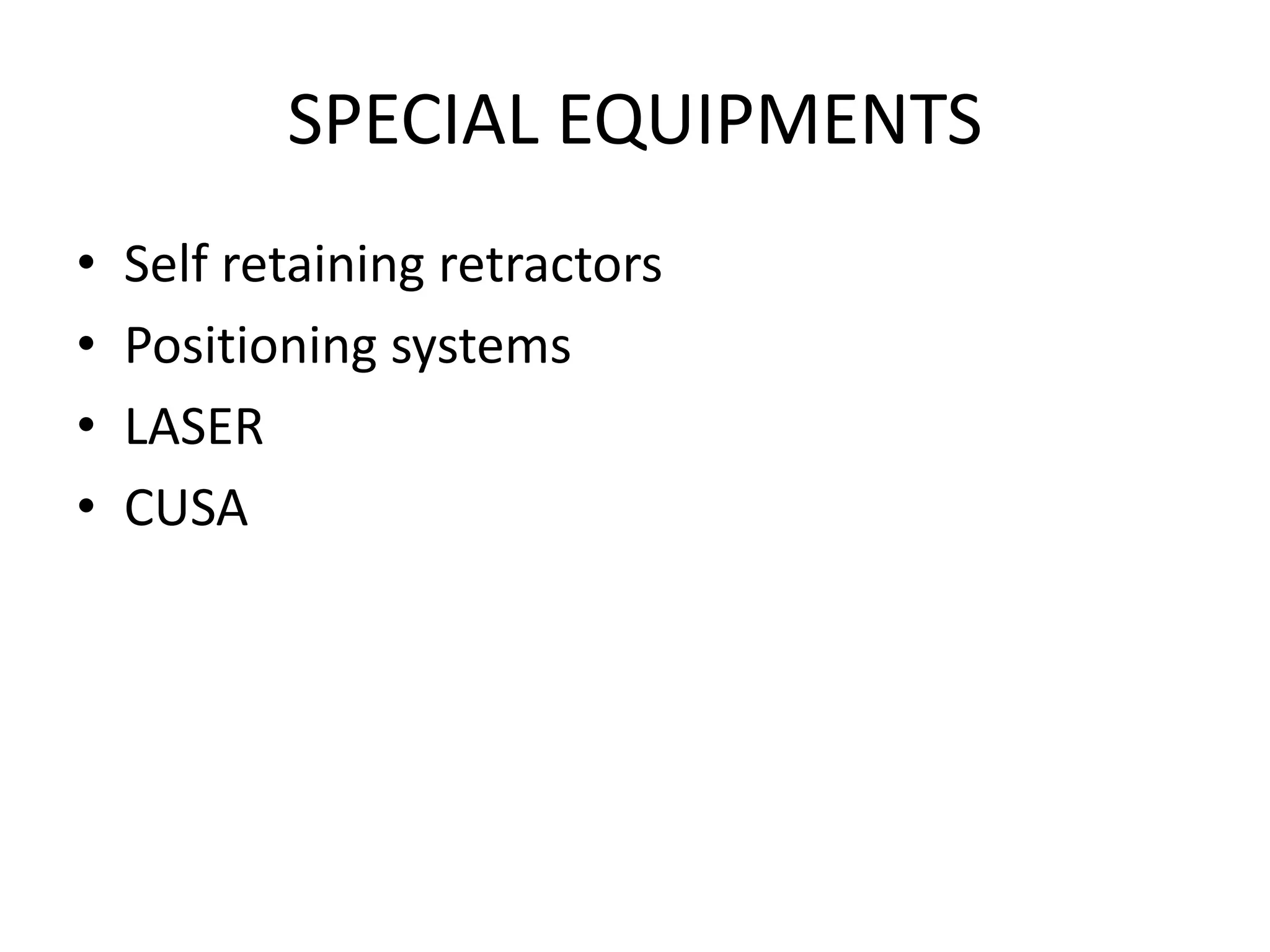 Special equipments bsc ott | PPTX