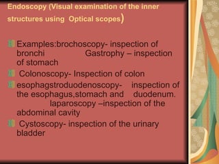 Special Examinations And Test | PPT