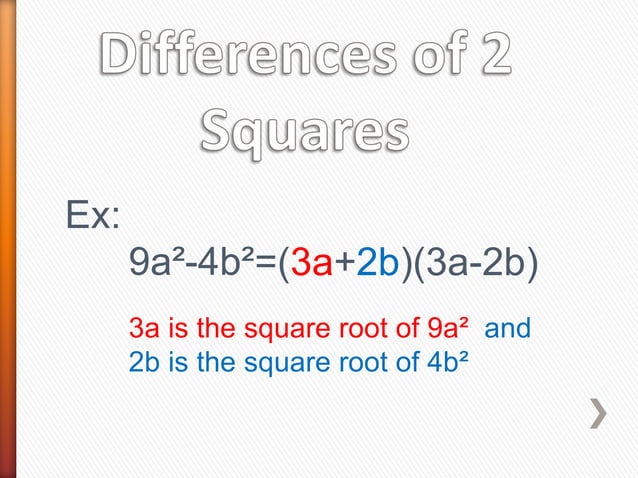 Special factor patterns | PPT
