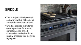 Special features on kichen tools and equipment | PPTX