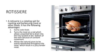 Special features on kichen tools and equipment | PPTX