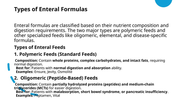 Special Feeding Methods: Enteral and Parenteral Nutrition | PPTX