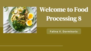 Special Food Presentation.pptx. SPTVE subject | PPTX