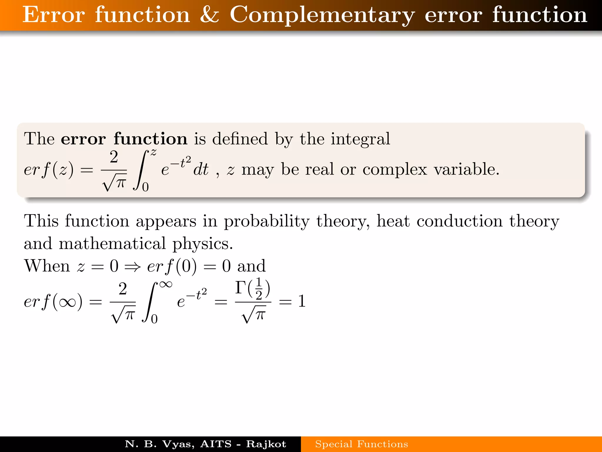 Special functions | PDF