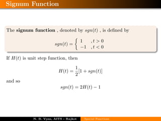 Special functions | PDF