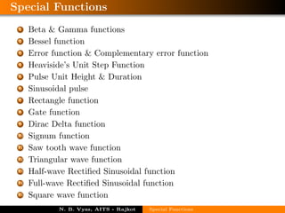 Special functions | PDF