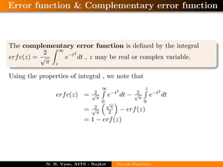 Special functions | PDF