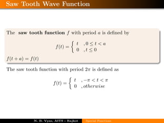 Special functions | PPT