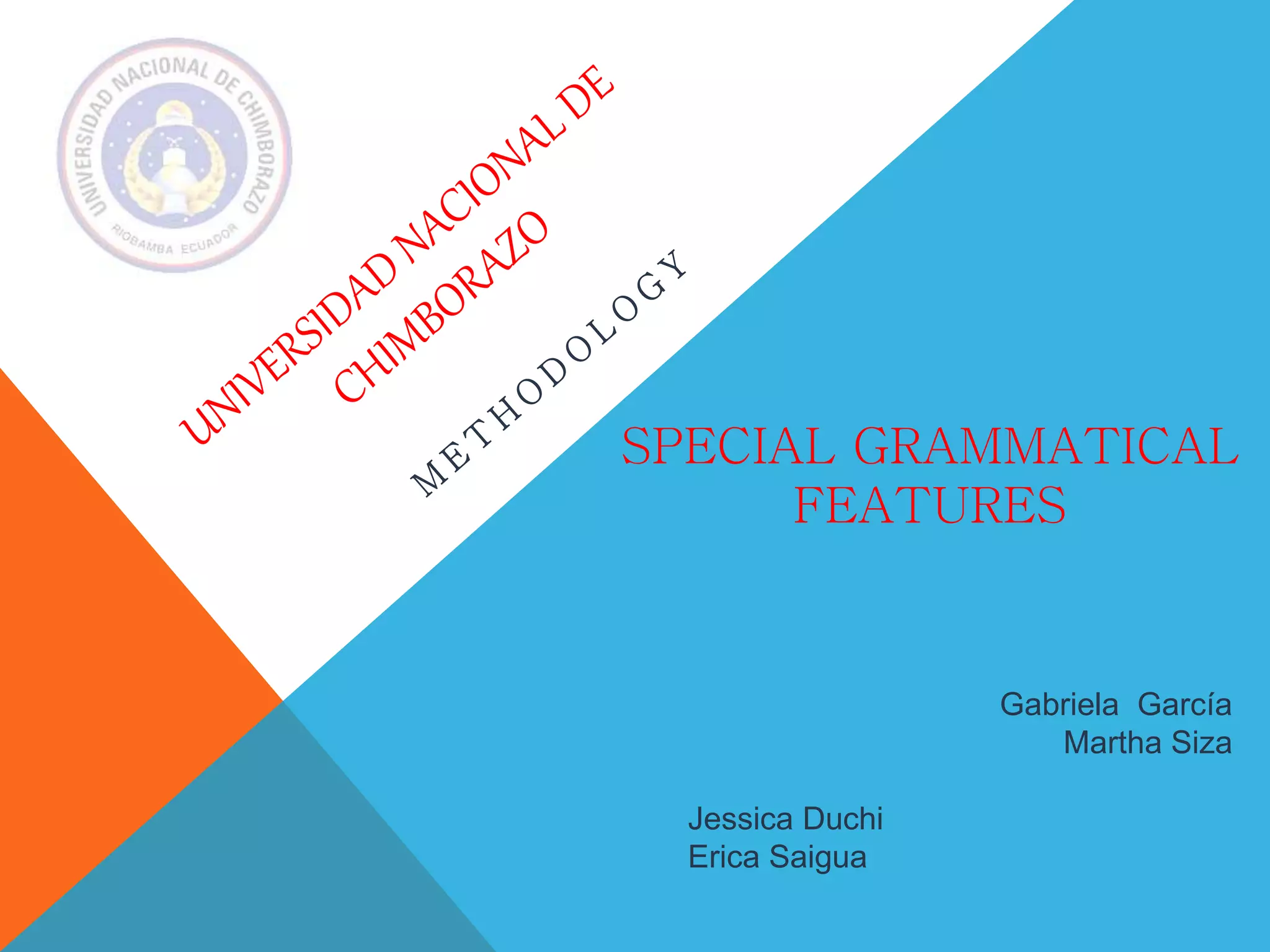 Special grammatical feature | PPTX