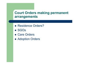 Special guardianship training | PDF
