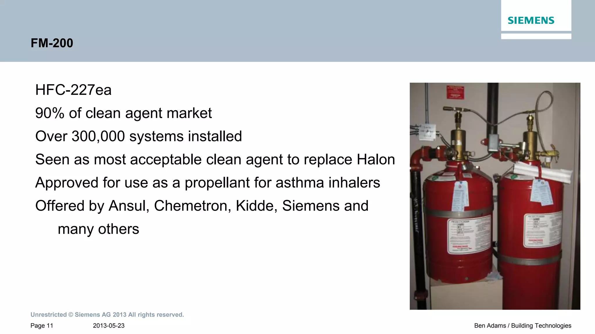 Clean Agent & Inert Gas Fire Suppression | PPTX