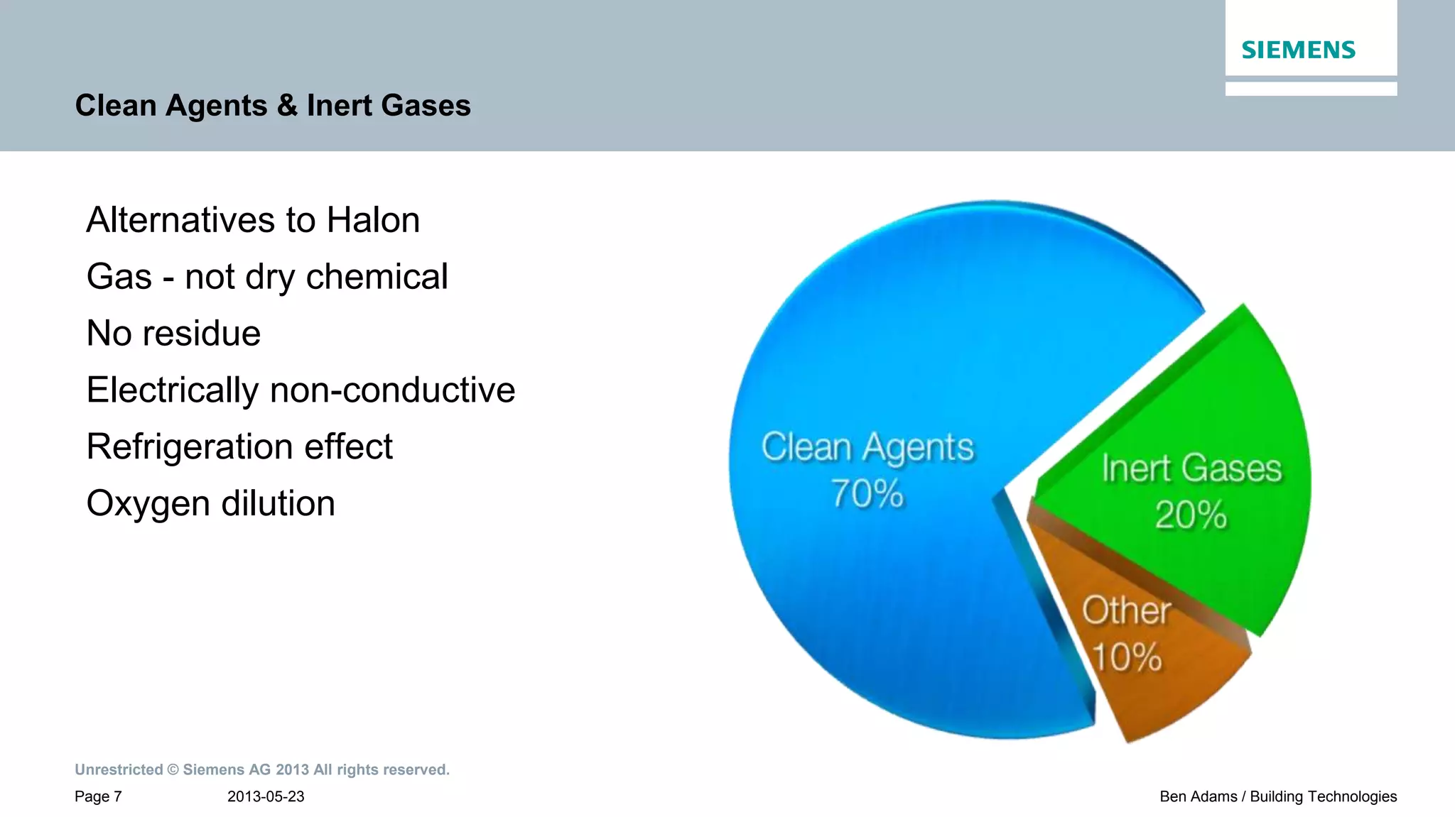 Clean Agent & Inert Gas Fire Suppression | PPTX
