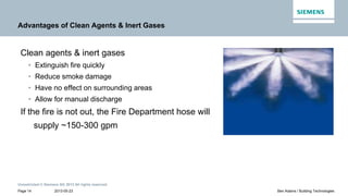 Clean Agent & Inert Gas Fire Suppression | PPTX