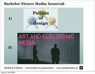 Specialisatie Voorlichting 21 apr 09 | PPT