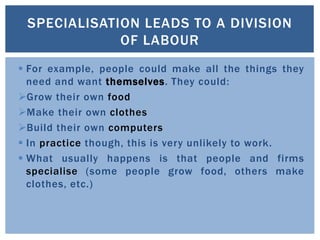 Specialisation Revision | PPTX