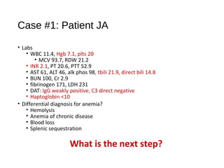 Specialist presentation 3 26 hemolytic anemia | PPT