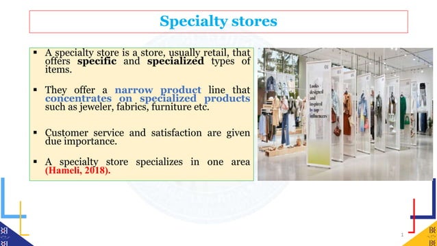 SPECIALITY STORE IN APPAREL INDUSTRY.pptx