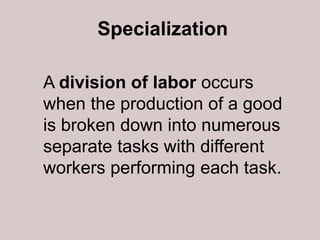 Specialization | PPT
