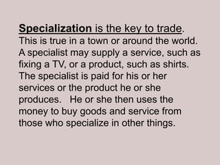 Specialization | PPT