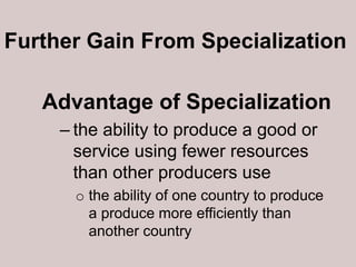 Specialization | PPT