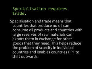 Specialization in Production | PPT