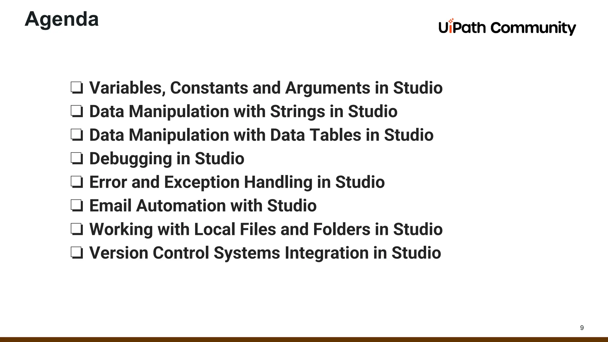 Session 1 - Specialized AI Associate Series: Essential Studio Automation Features | PDF