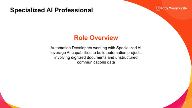 UiPath Certified Professional Certification for Specialized AI.pptx | Robotics | Technology ...