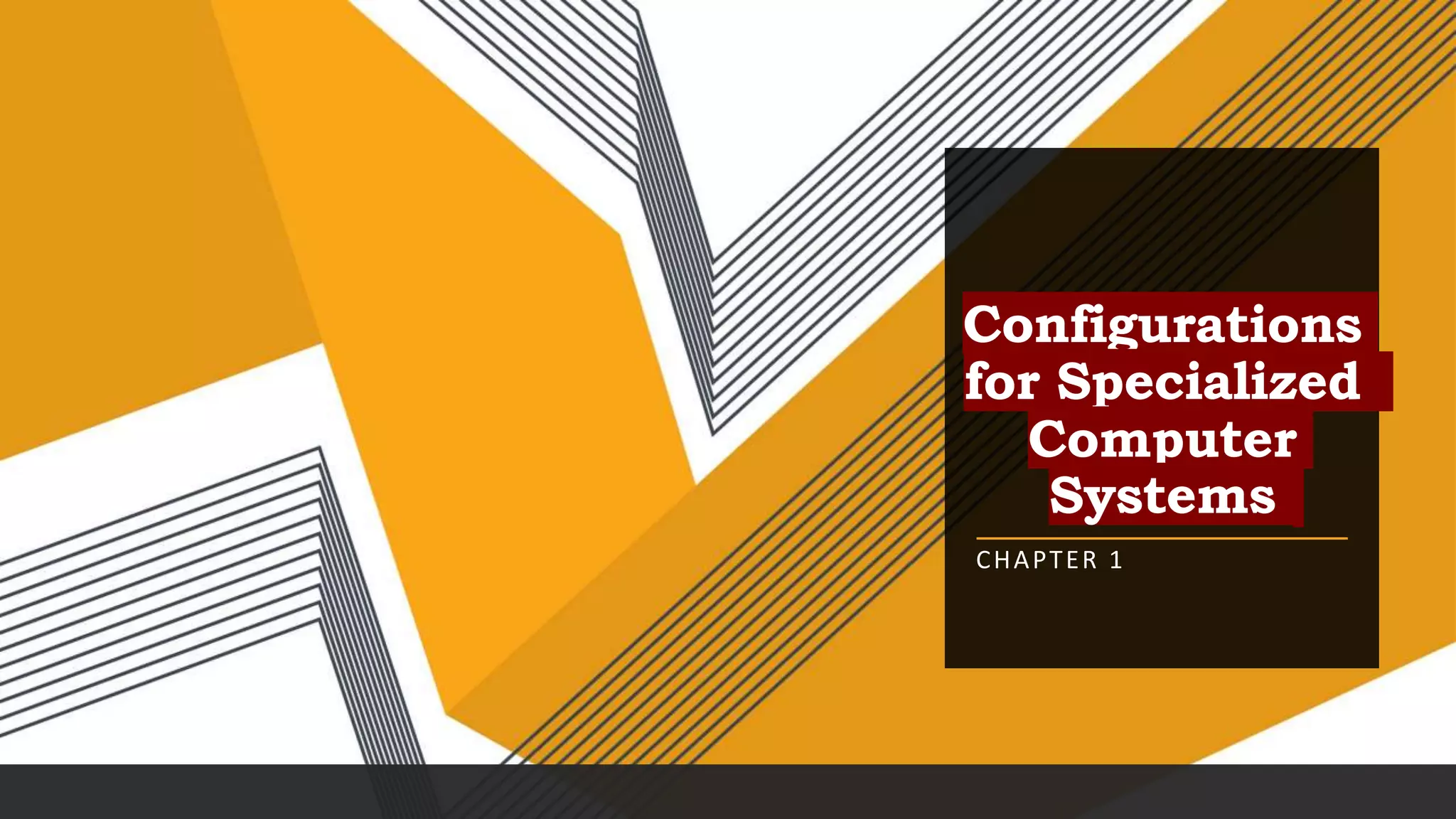 Specialized Computer Systems | PPT