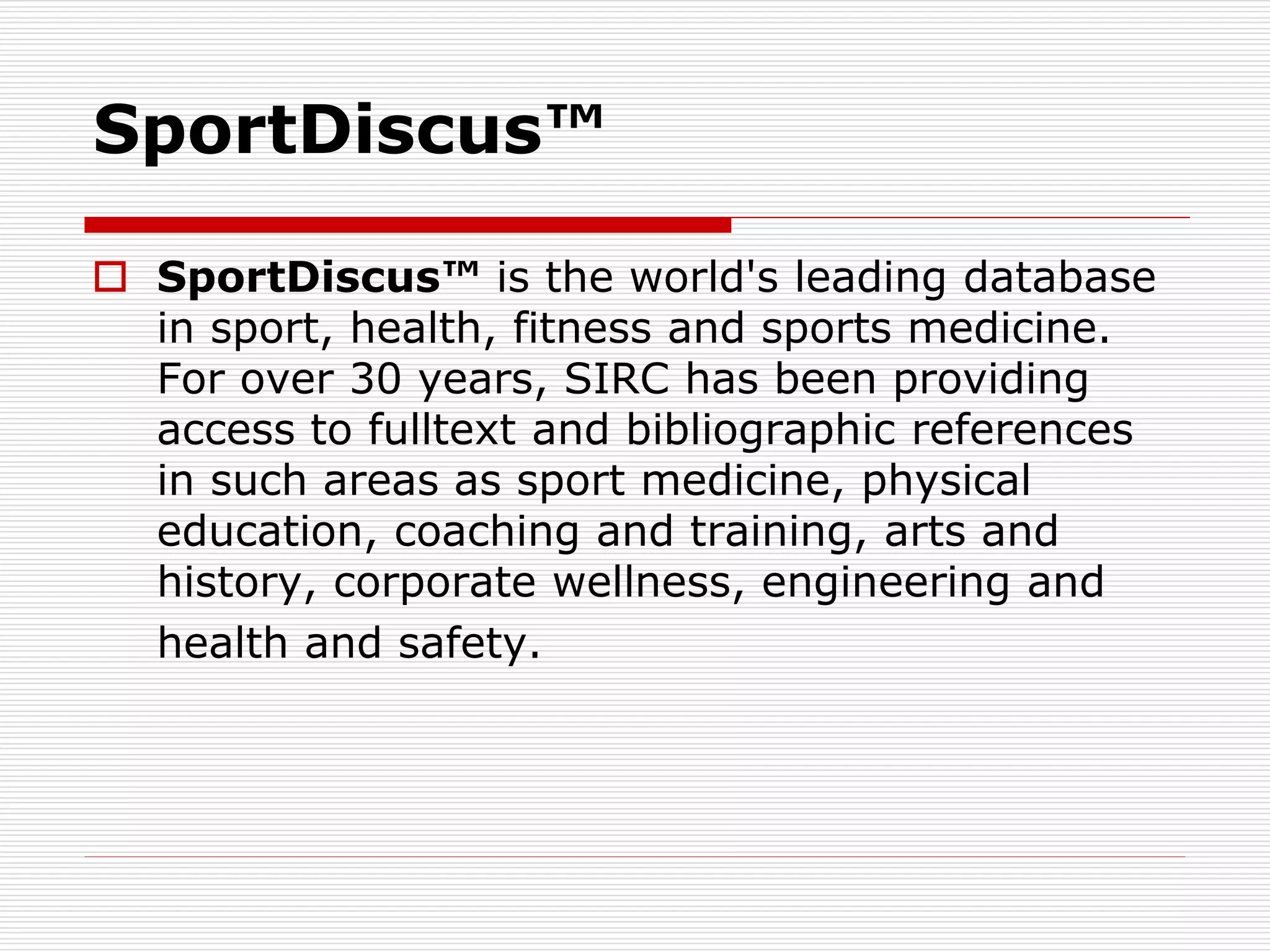 Specialized databases | PPTX