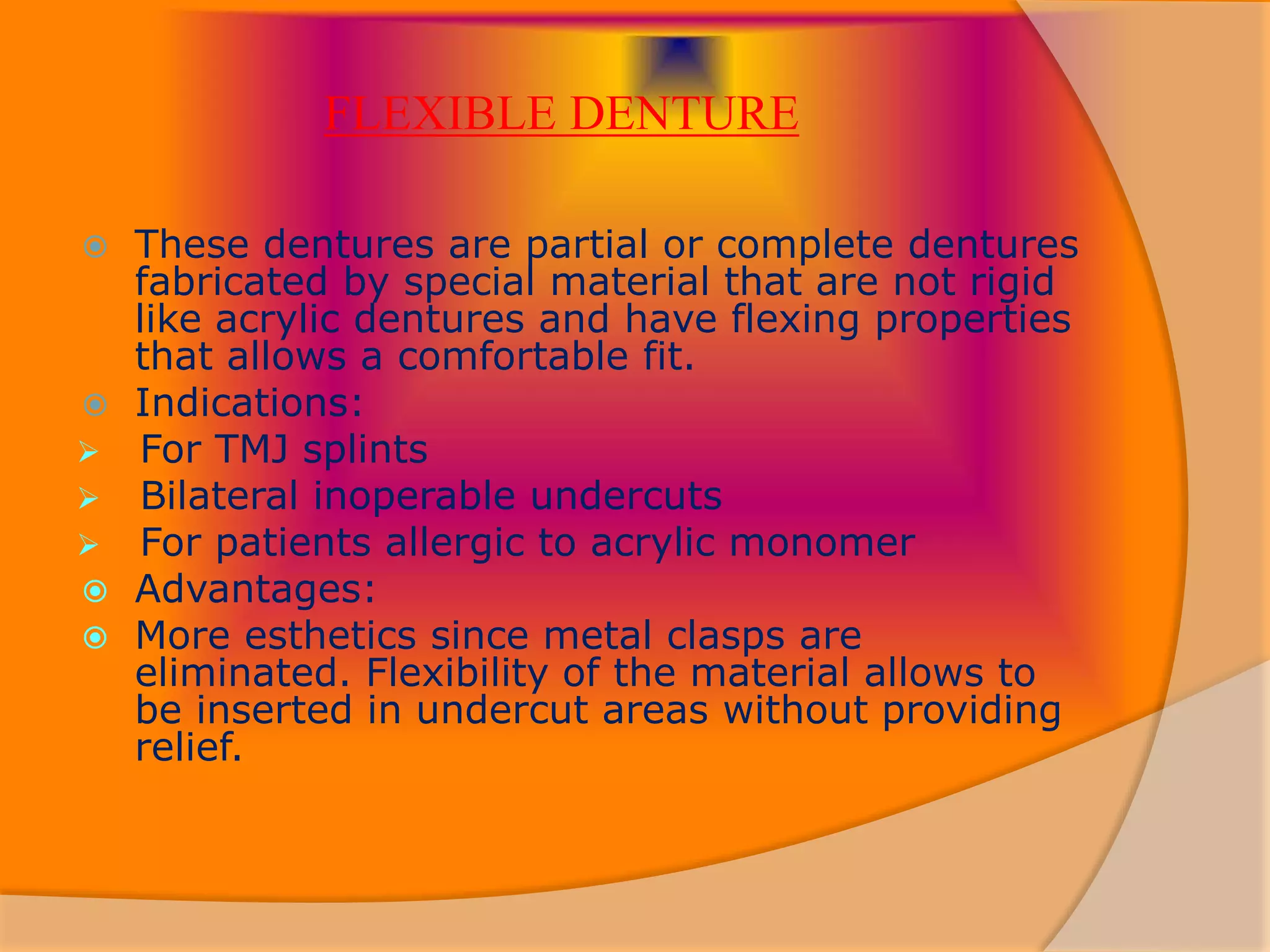 Specialized denture | PPTX