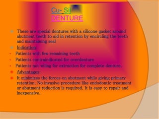 Specialized denture | PPTX