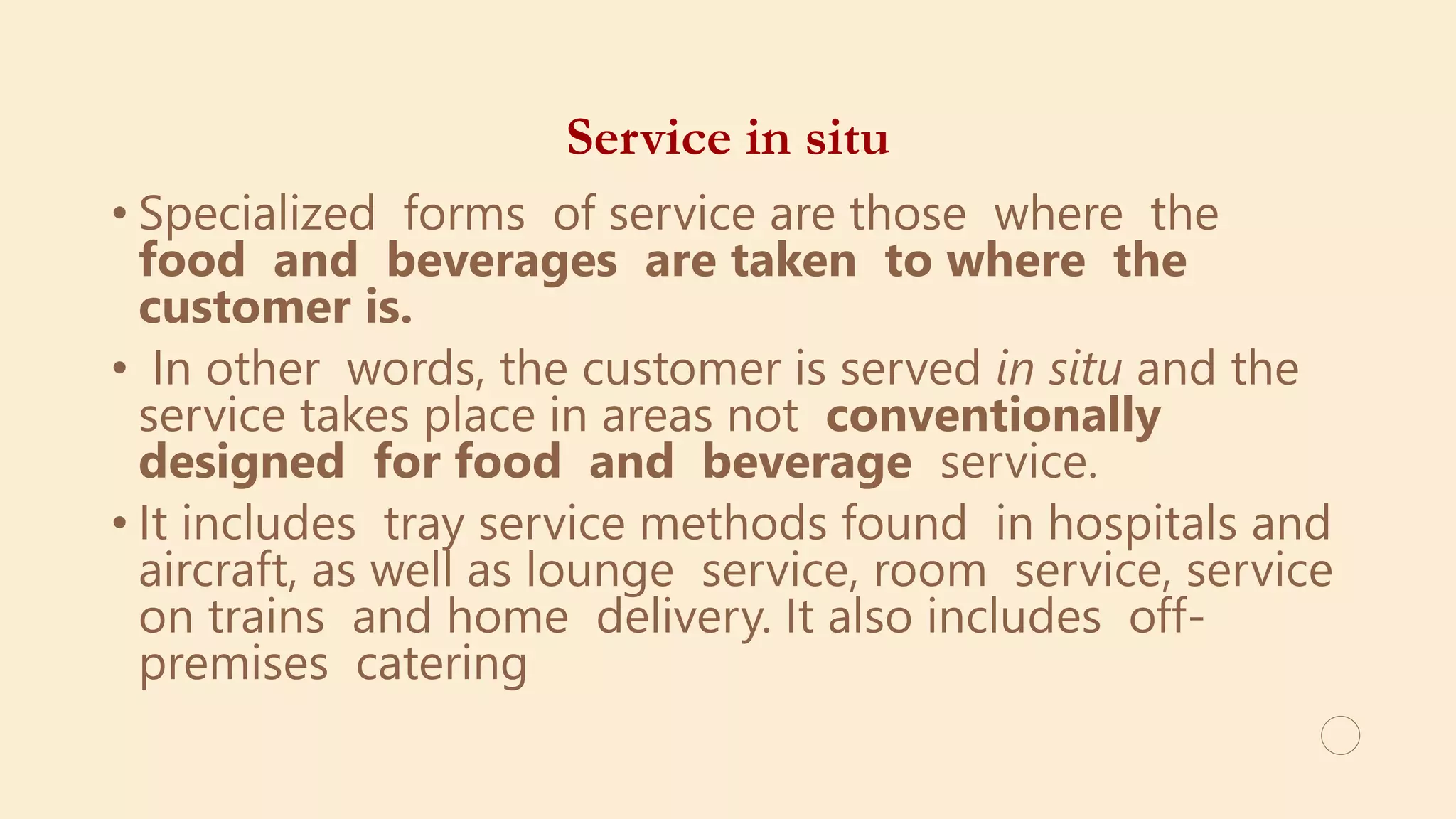 Specialized forms of services | PDF
