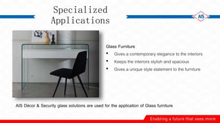Specialized glass applications | PPTX | Bath and Shower | Personal Care