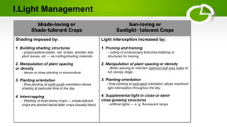 SPECIALIZED MANAGEMENT PRACTICES for crop production and practices | PDF